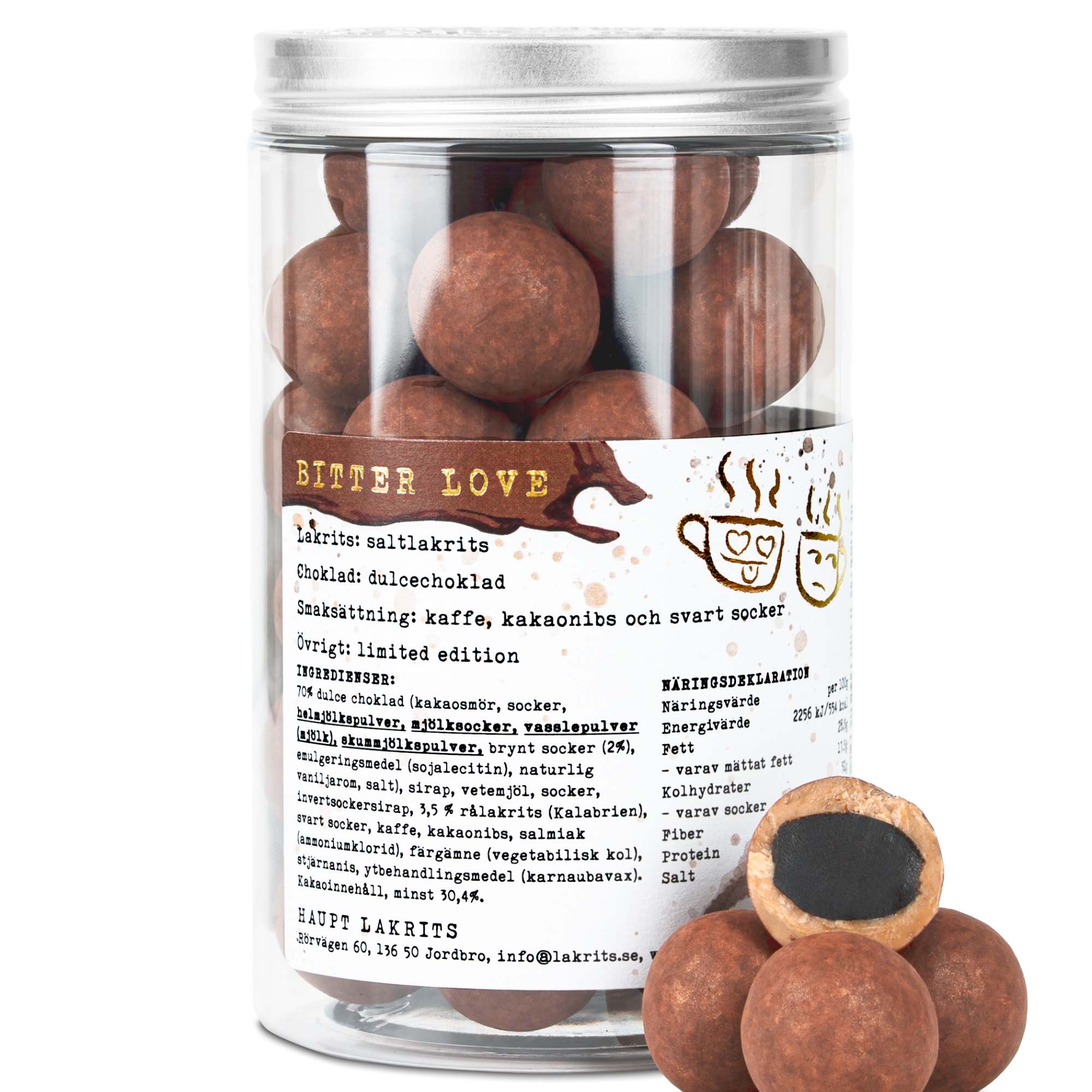 Haupt Lakrits Bitter Love – Salt Liquorice, Dulce Chocolate, Coffee