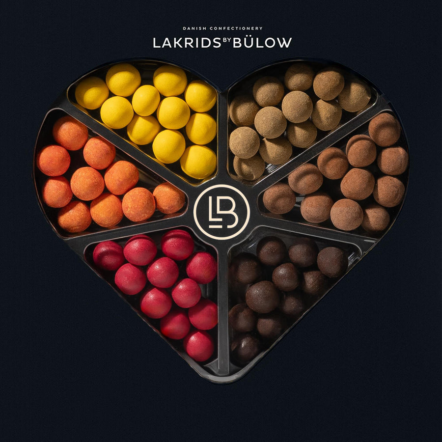 Lakrids LOVE Chocolate Coated Liquorice Gift Selection Box (450g)