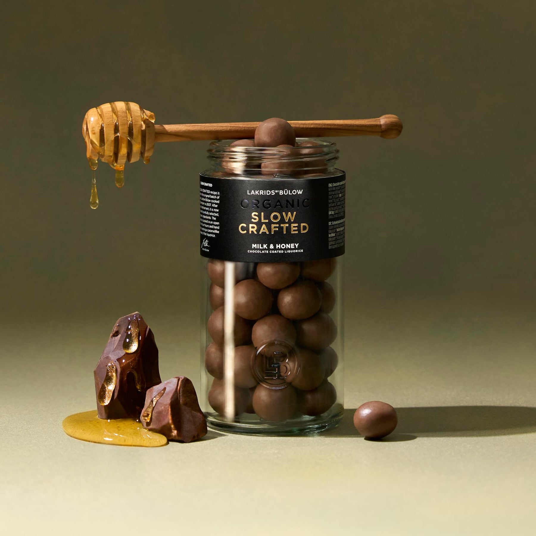 Lakrids MILK & HONEY – Slow Cooked Liquorice Coated With Mlik Chocolat