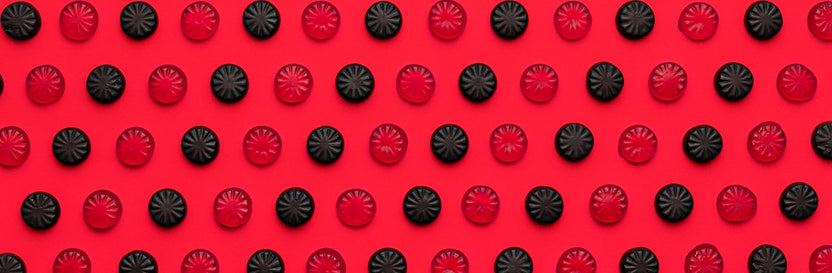 Opal Red & Black Sugar Free - Salmiak & Raspberry Liquorice Pastilles