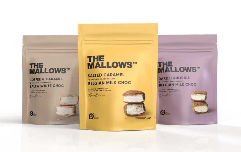 Crispy Mallows – Organic Marshmallows Caramel & Dulce Chocolate (90g)