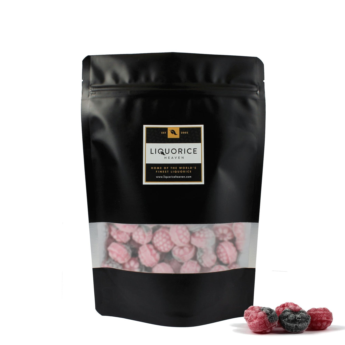 Franssons Hallonsalta - Raspberry & Salmiak Boiled Sweets